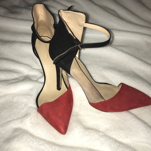 Zara | Shoes | Zara Colorblock Pumps | Poshmark
